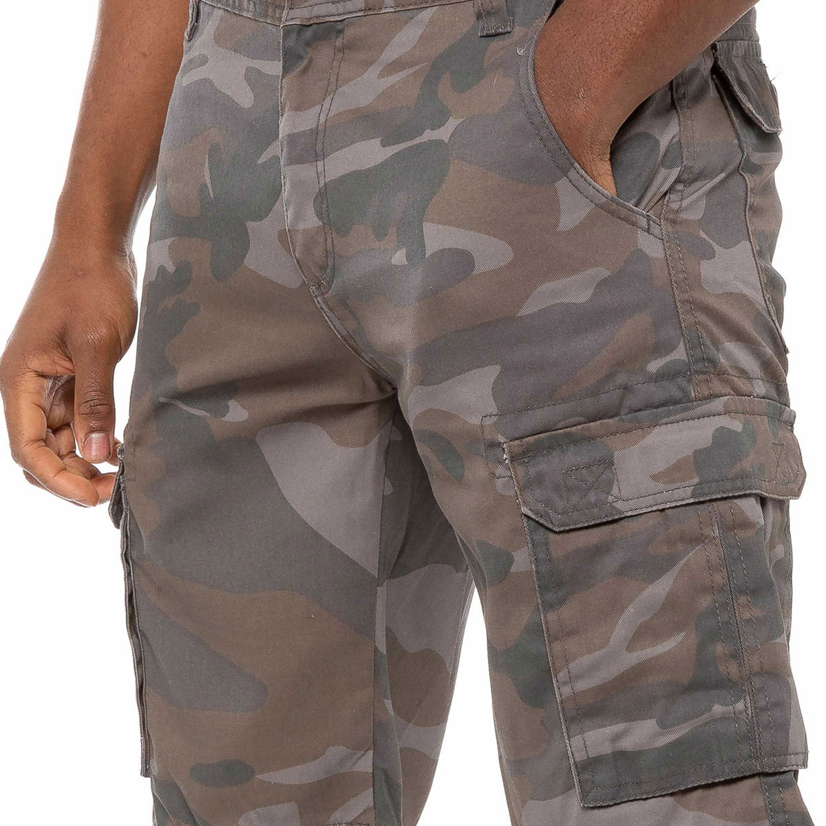 Jackson Mens Camo Cargo Shorts - Grey – Kruze Clothing